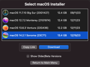 Installer une version MacOS non supporté par Apple avec OpenCore Legacy Patcher – Daniel-STP